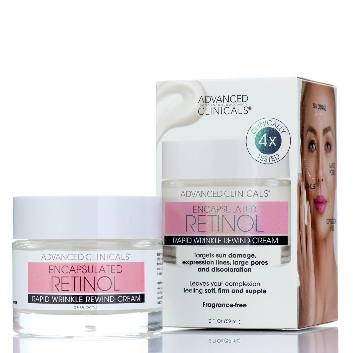 ADVANCED CLINICALS - Retinol Advanced Firming Face Cream | 59 mL ...