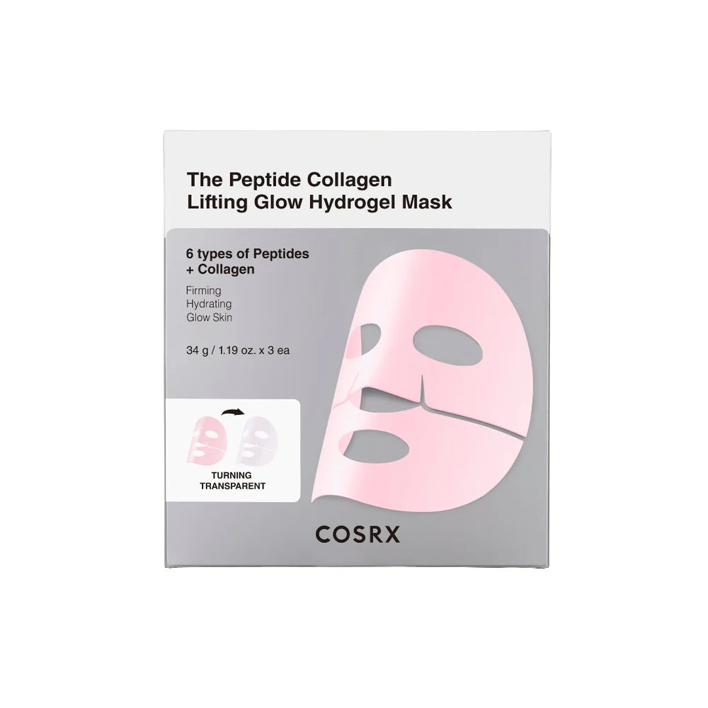 COSRX - The Peptide Collagen Lifting Glow Hydrogel Mask – Beautique
