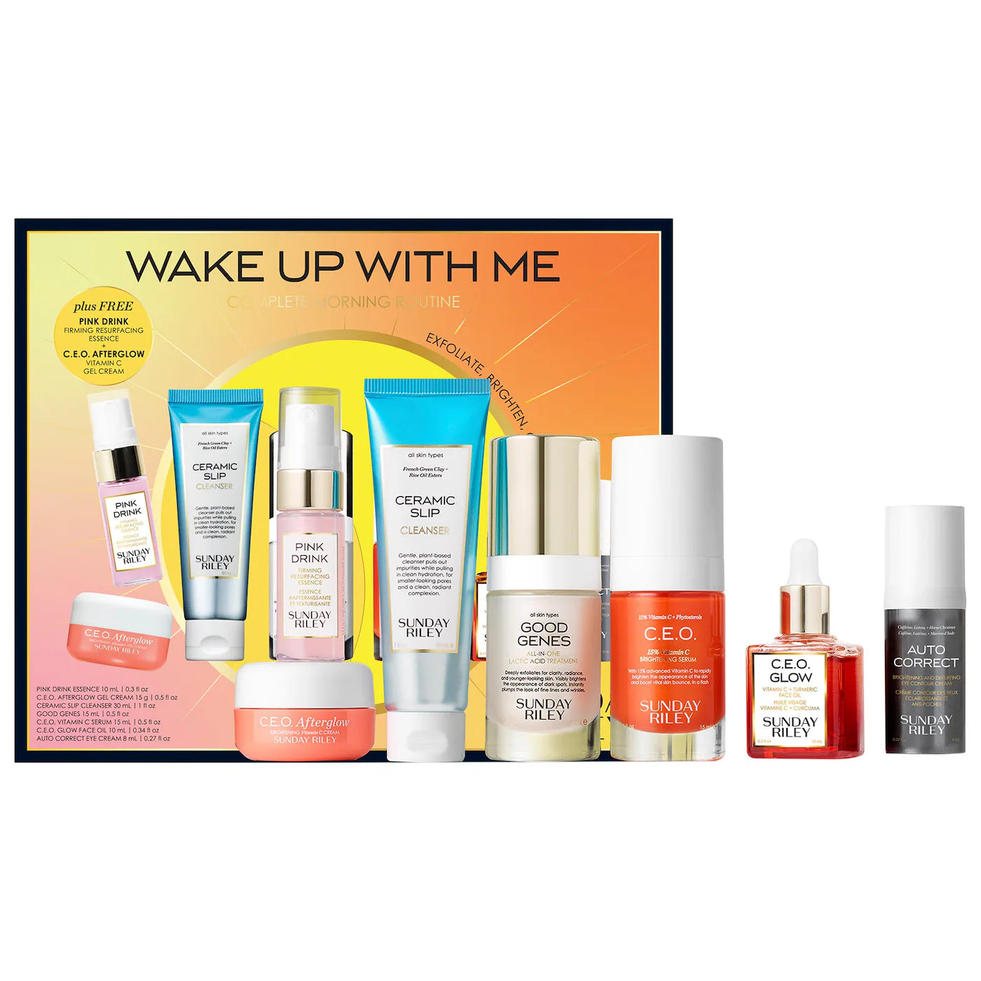 Sunday Riley - Wake Up With Me Morning Routine Kit – Beautique