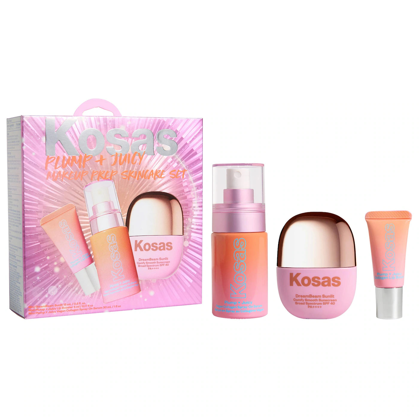 Kosas - Plump + Juicy Makeup Prep Skincare Set – Beautique